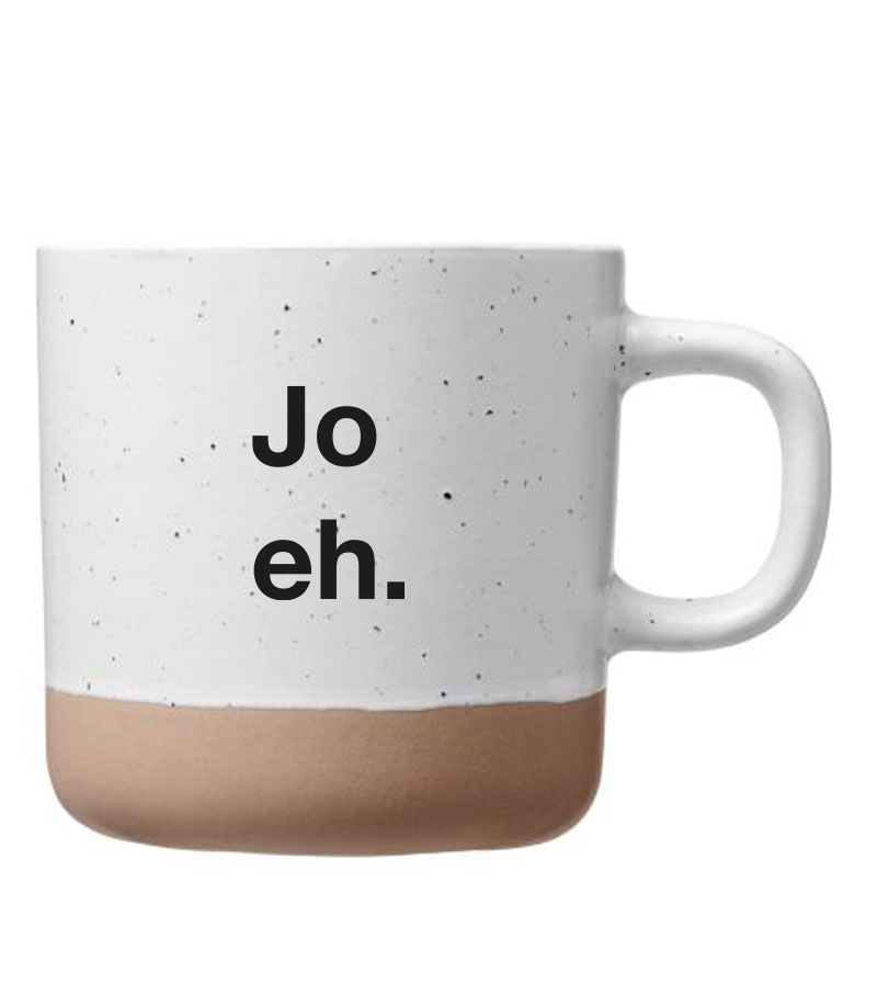 Ceramic mug Jo eh. white – GARY MASH