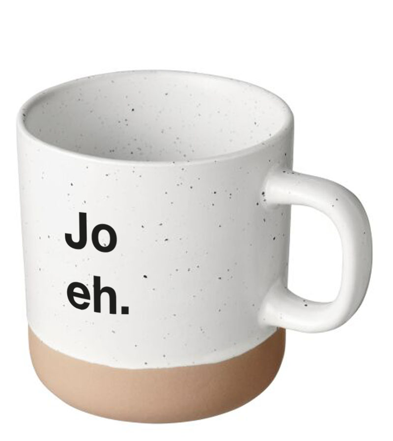 Ceramic mug Jo eh. white – GARY MASH