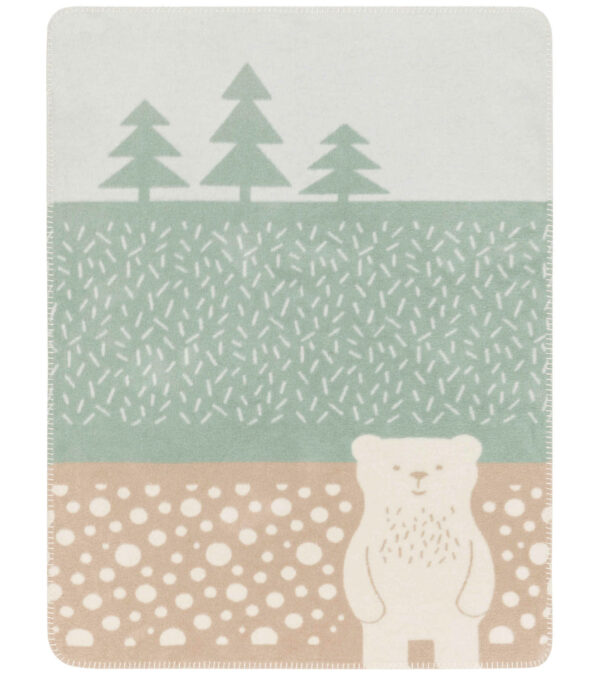 Baby Blanket Velour 75 x 100 cm, Bear forest – GARY MASH