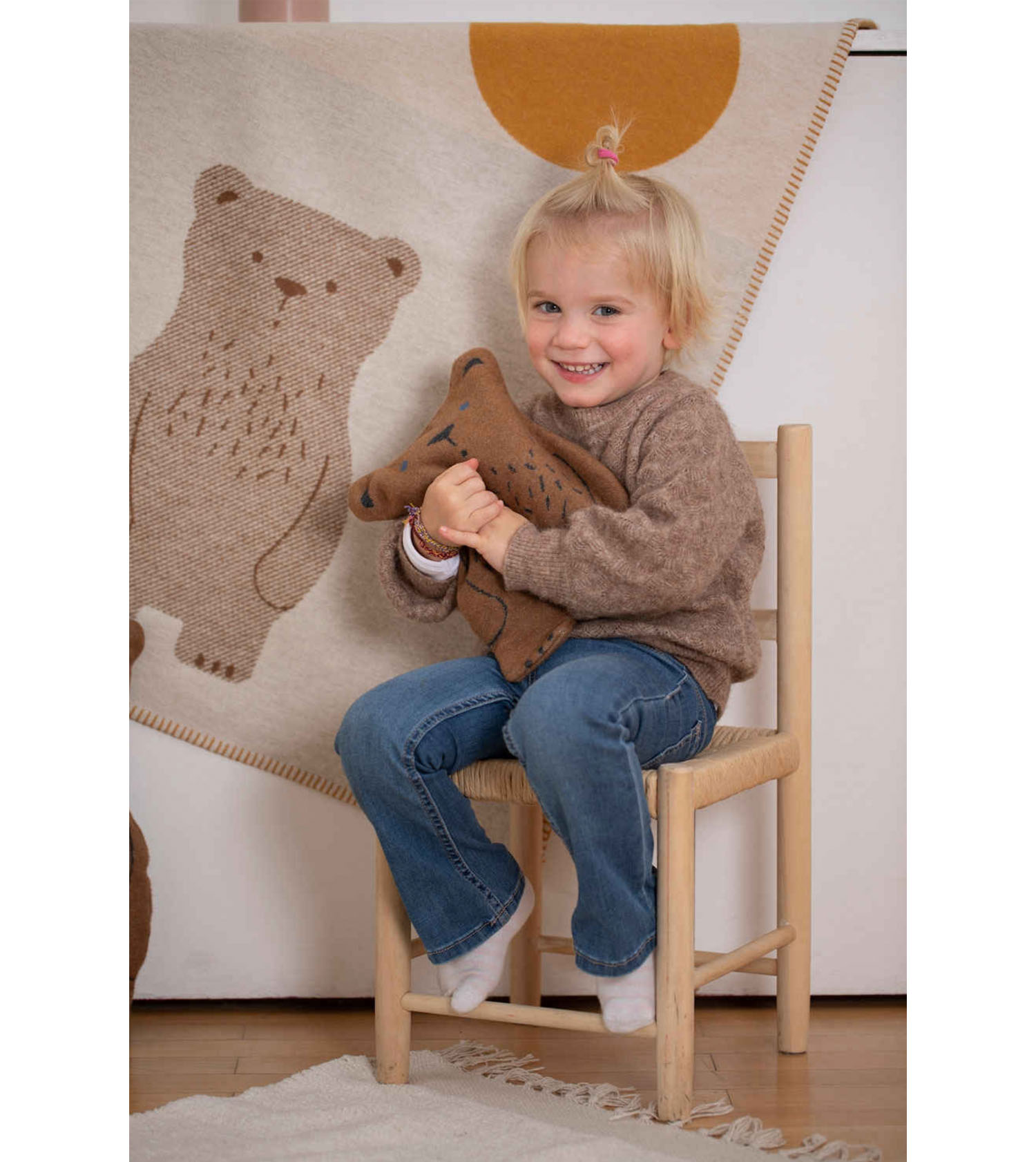 Baby and Kid's blanket 70 x 90 cm, Lili "Bear" – GARY MASH